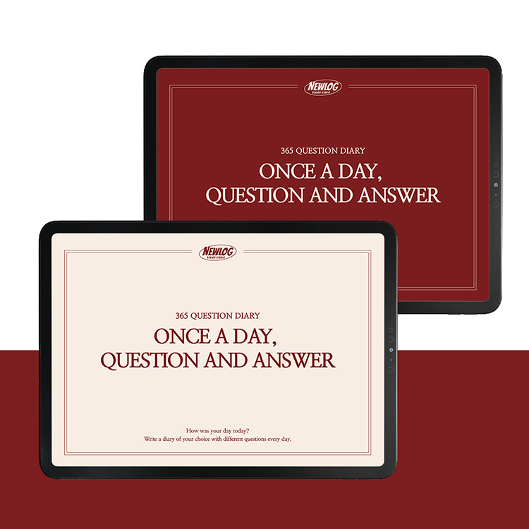 [NEWLOGSTUDIO] 365 Question Diary ver1 | Webudding