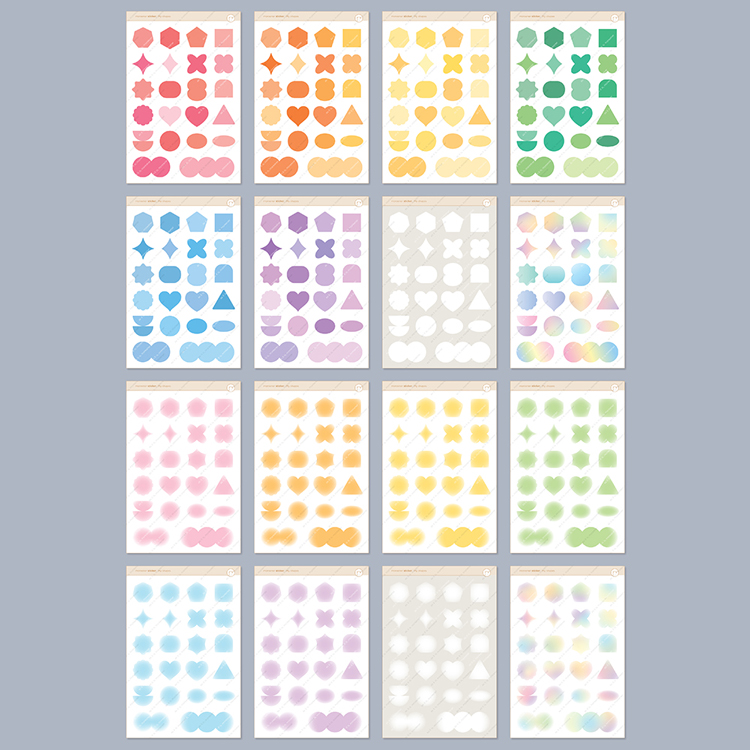 2025 moreener My Shape Sticker | Webudding