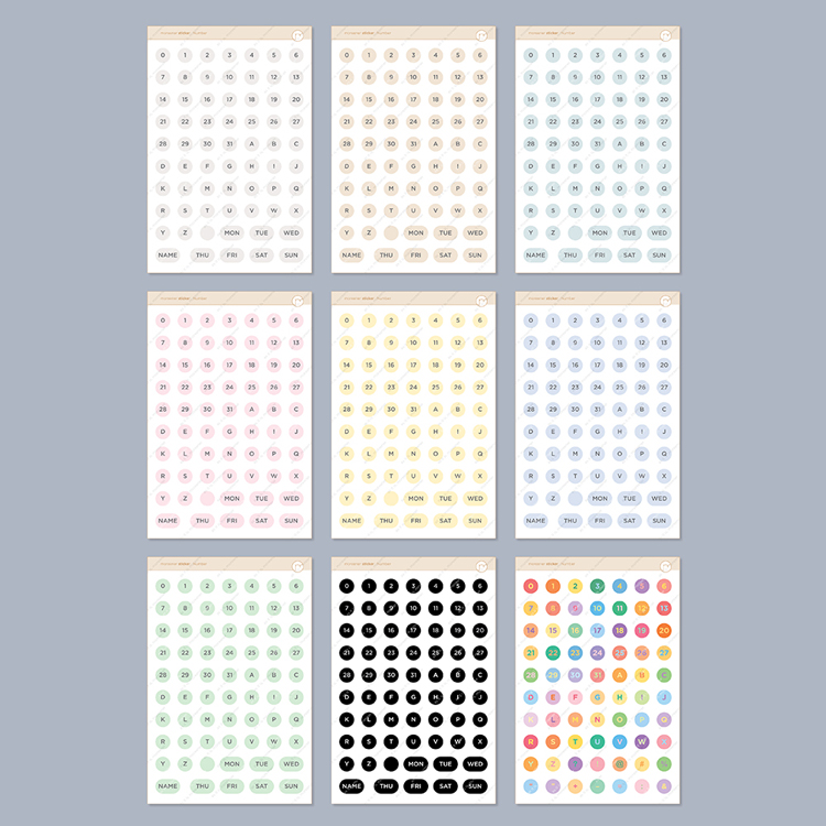 2025 moreener Number Sticker | Webudding