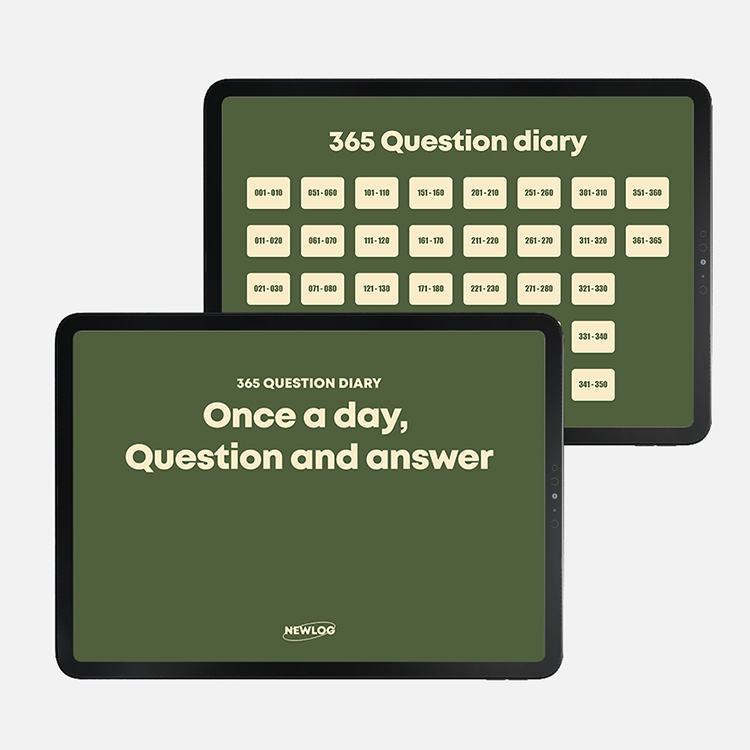 [NEWLOGSTUDIO] 365 Question Diary ver2 | Webudding