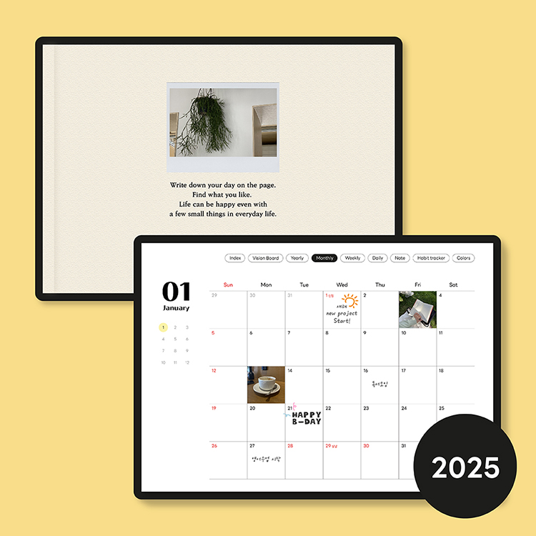 2025 Ritual All-in-one Planner (dated, hyperlinked) | Webudding