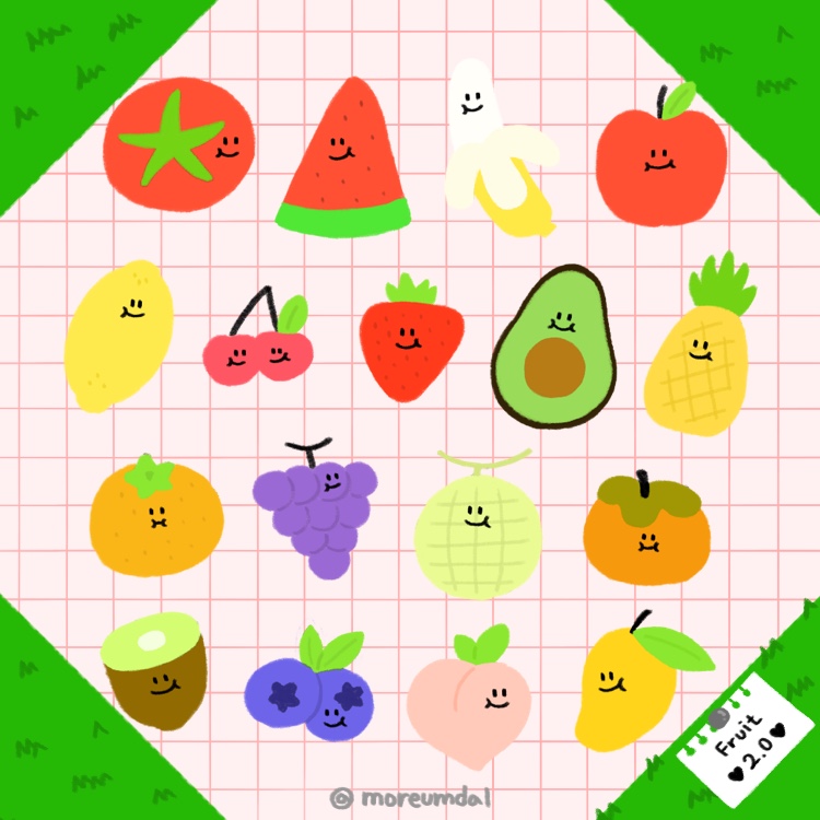 Fruit friends sticker | Webudding