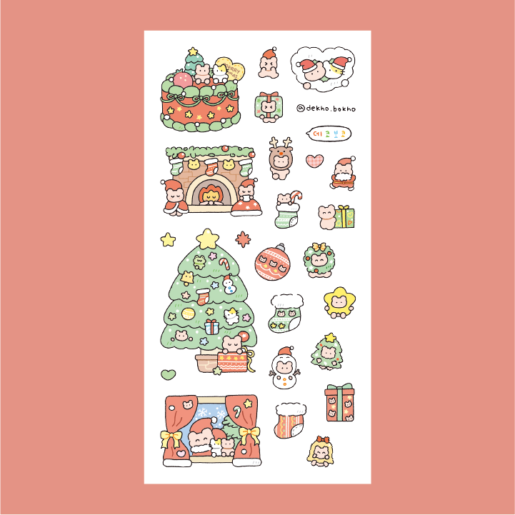 christmas sticker | Webudding