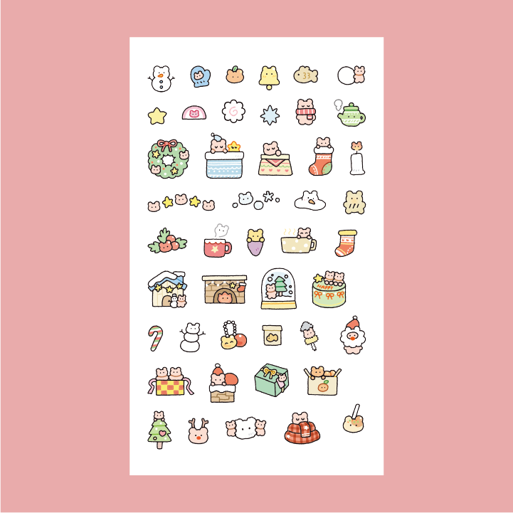 mini winter sticker | Webudding