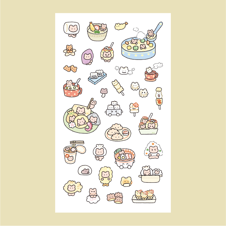 winter food sticker | Webudding