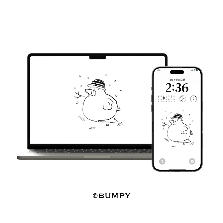 A snowball duck wallpaper | Webudding