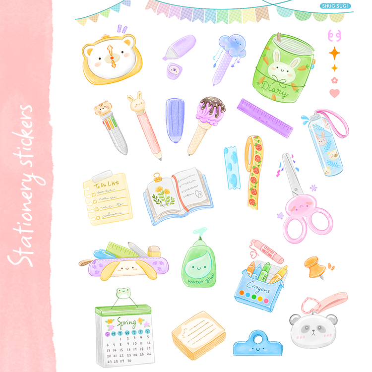 Stationery stickers | Webudding