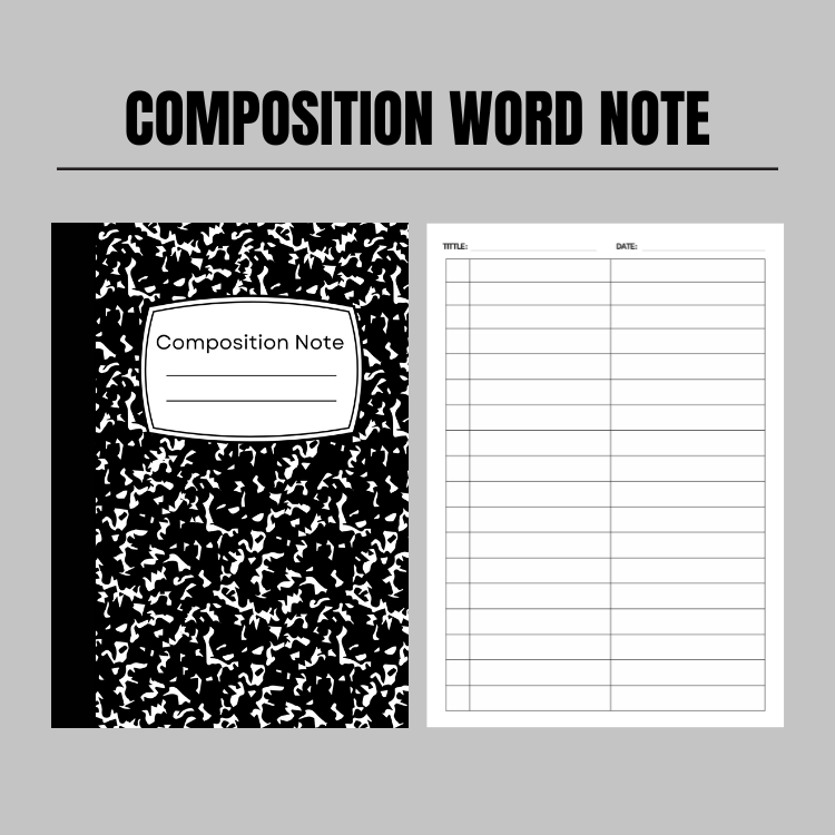 Composition Foreign Language Words Note | Webudding