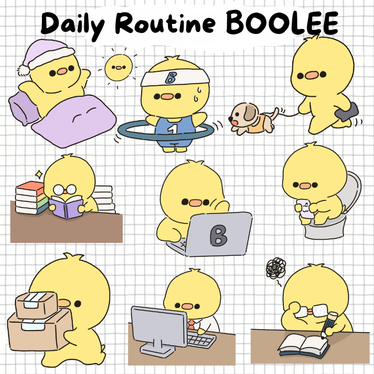 Daily Routine Daily Boolee | Webudding