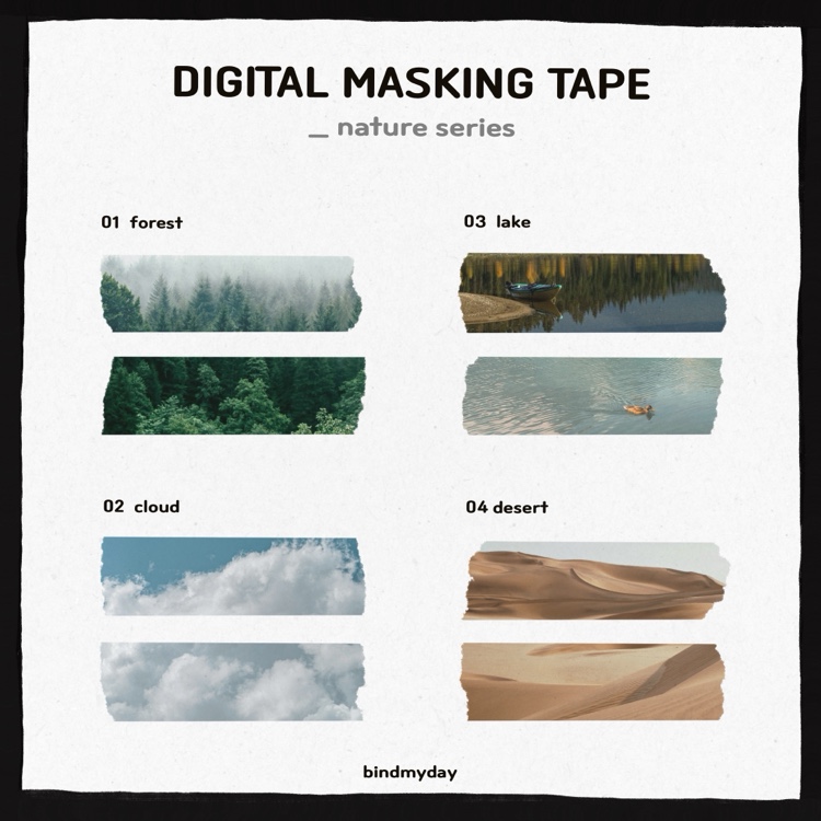 Masking Tape #01 nature series | Webudding