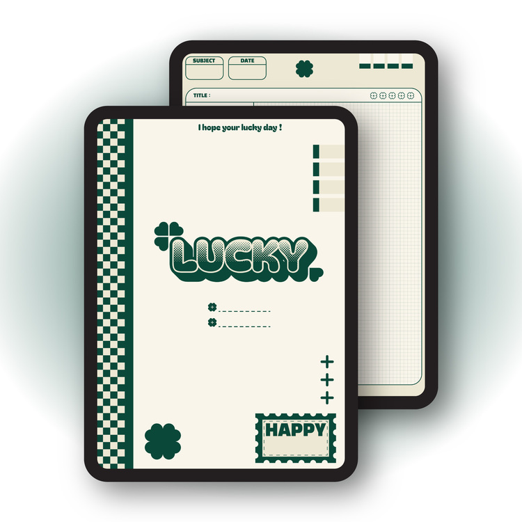 LUCKY NOTE (4 types/hyperlinks) | Webudding