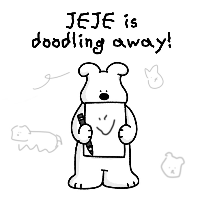 JEJE is doodling away | Webudding