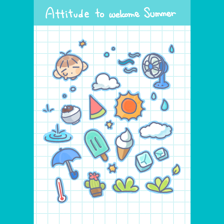 Attitude to welcome summer | Webudding