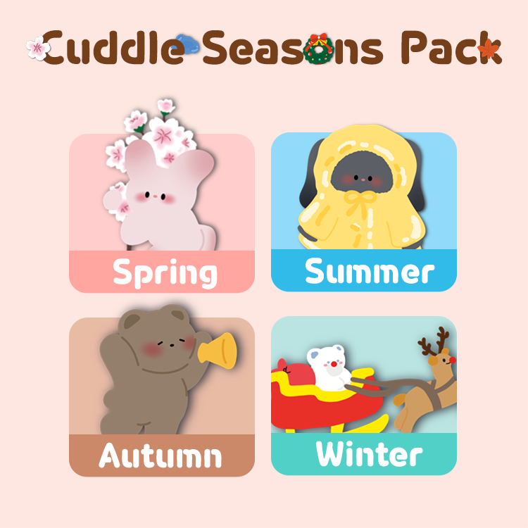 Adorably Cute Four Seasons Pack | Webudding