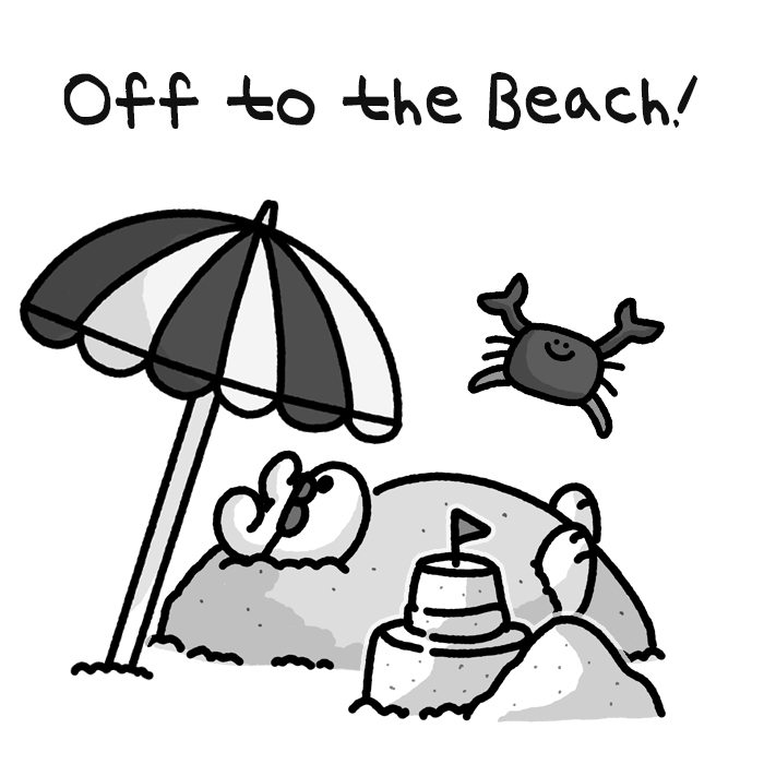 Off to the beach! | Webudding