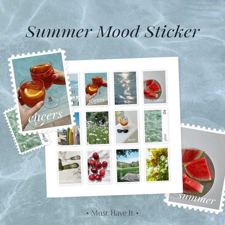 Summer Mood Stamp Sticker | Webudding