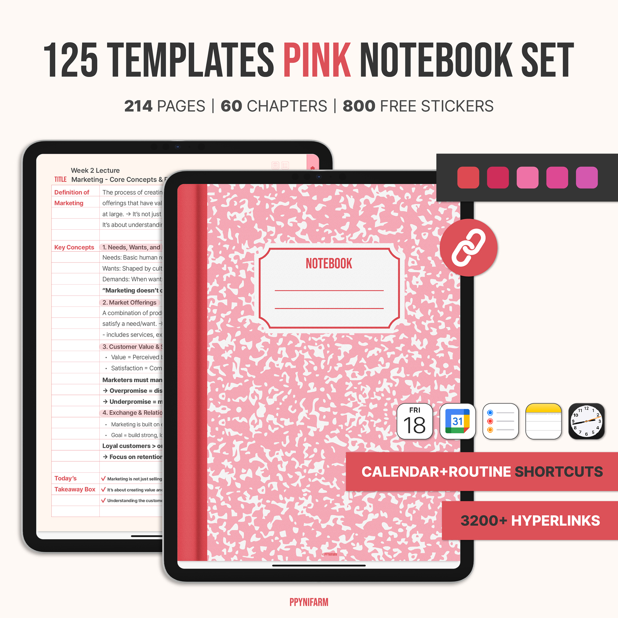 Pink Notebook | Webudding