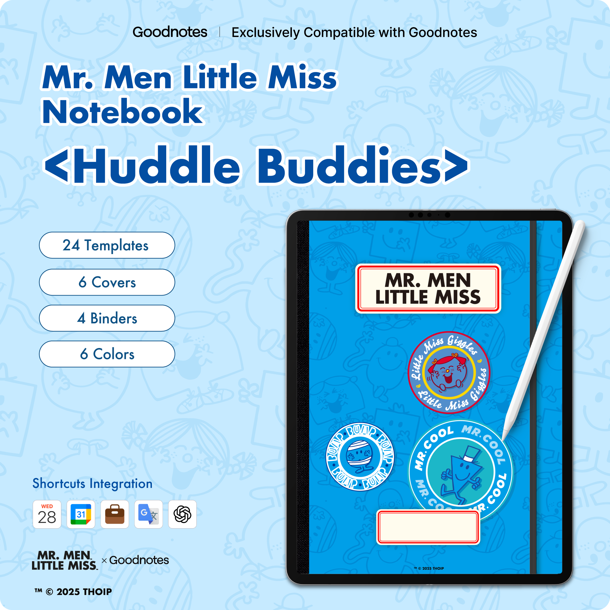 Mr. Men Little Miss [Huddle Buddies] Notebook | Webudding