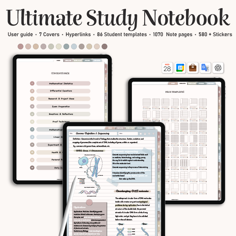 1000+ Study Notebook(Neutral) | Webudding