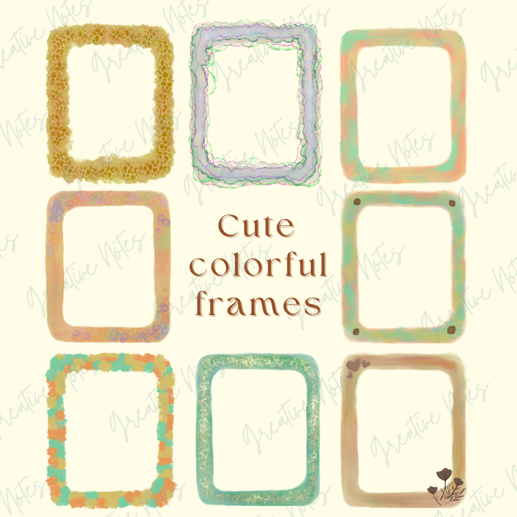 Cute Colorful Frames | Webudding