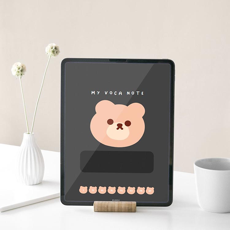 Bear Voca Study Planner_Light Black | Webudding