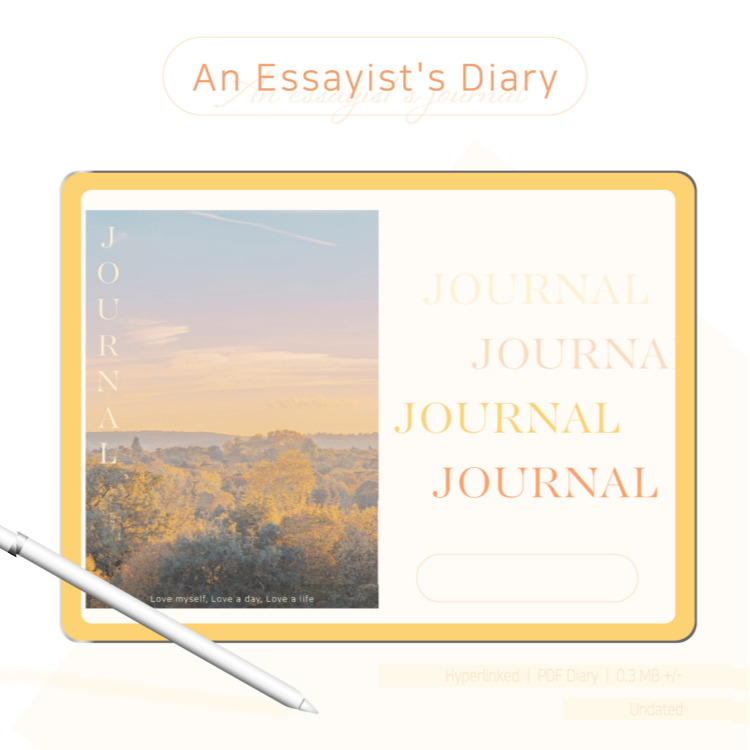 An Essayist's Journal Bundle?Undated Line note 5 volumes | Webudding