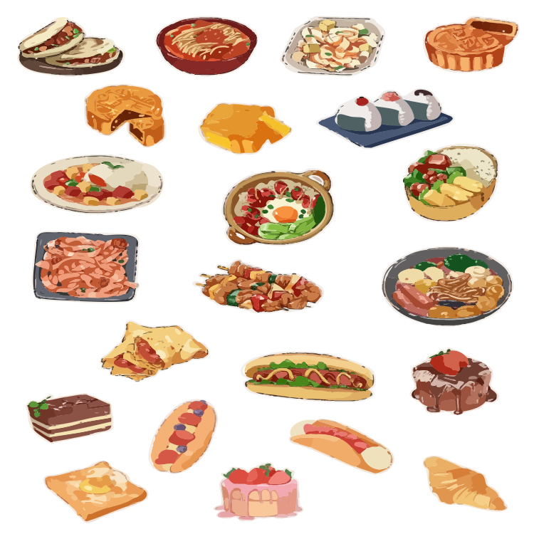 Food Sticker | Webudding