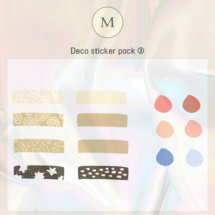 Deco sticker pack set 3 | Webudding