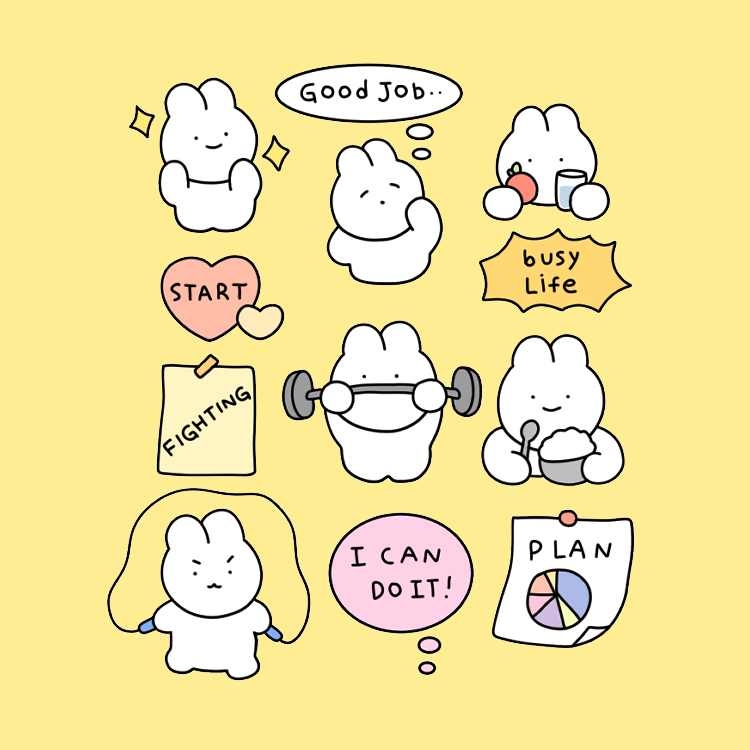 hard working life sticker | Webudding