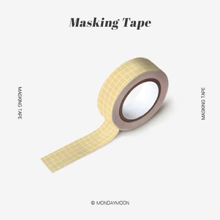 Mood Check Masking Tape (Yellow) | Webudding