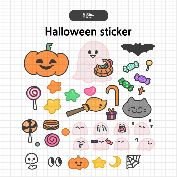 Halloween sicker | Webudding