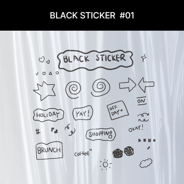 Black sticker #01 | Webudding
