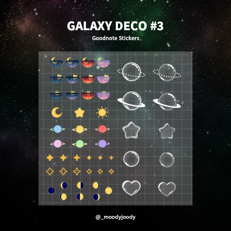 Space bubble sticker | Webudding