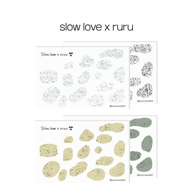 slow love x ruru sticker ver.2 | Webudding