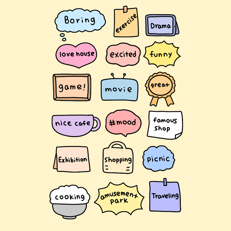 daily sticker | Webudding