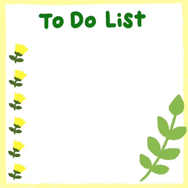 "TO DO LIST" memo paper | Webudding